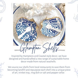 Gold Salt & Pepper Scallop Shell Set With Shell Carved Spoons - Etsy