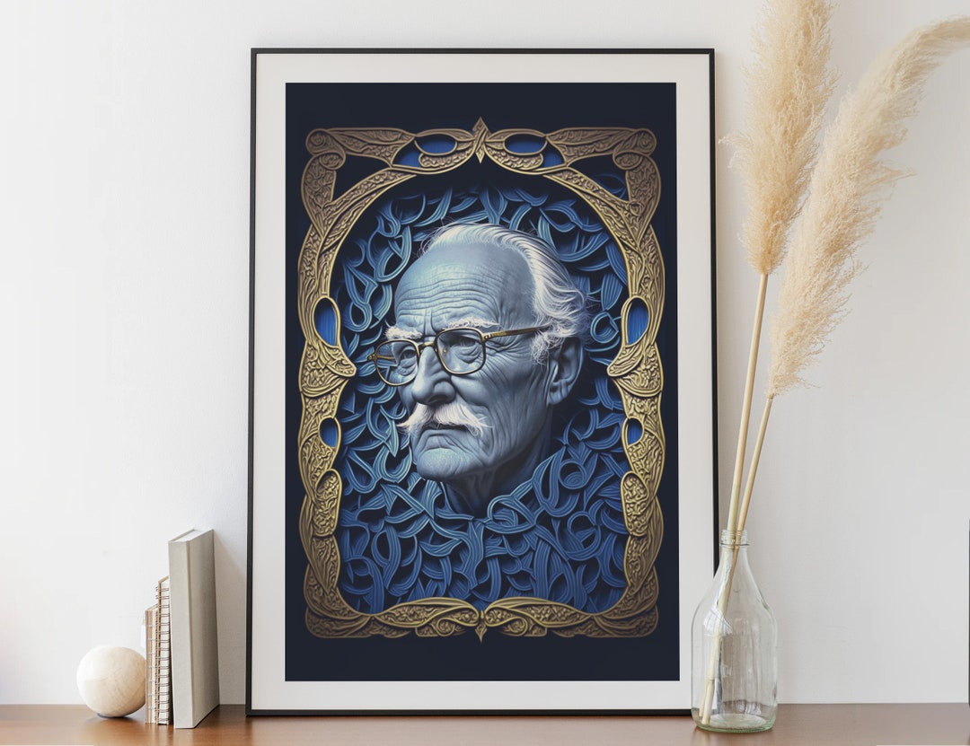 Carl Jung Poster Available in 3 Colors Psychologist Office Poster ...