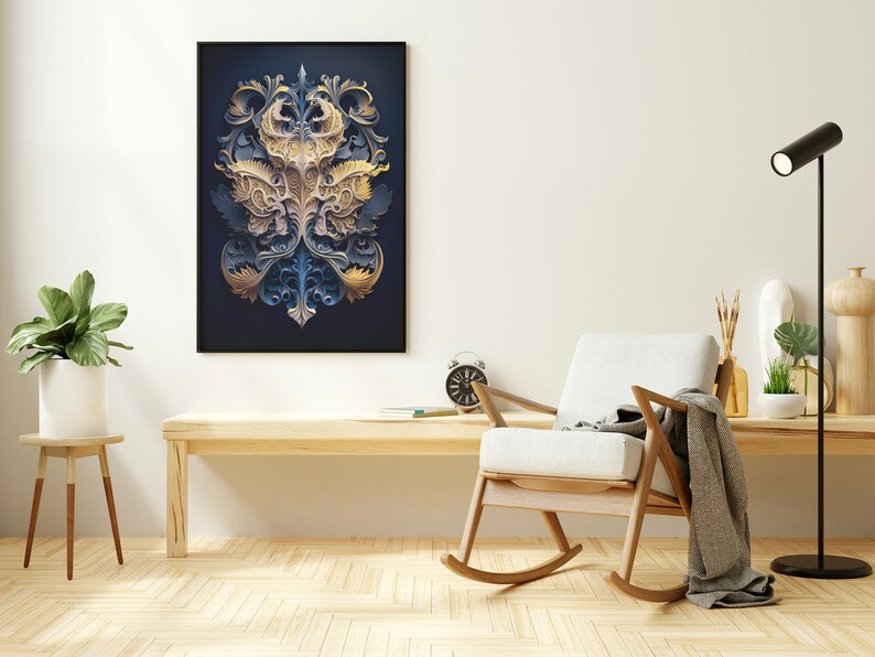 Rorschach Test Poster Available in 3 Colors Psychologist - Etsy Australia