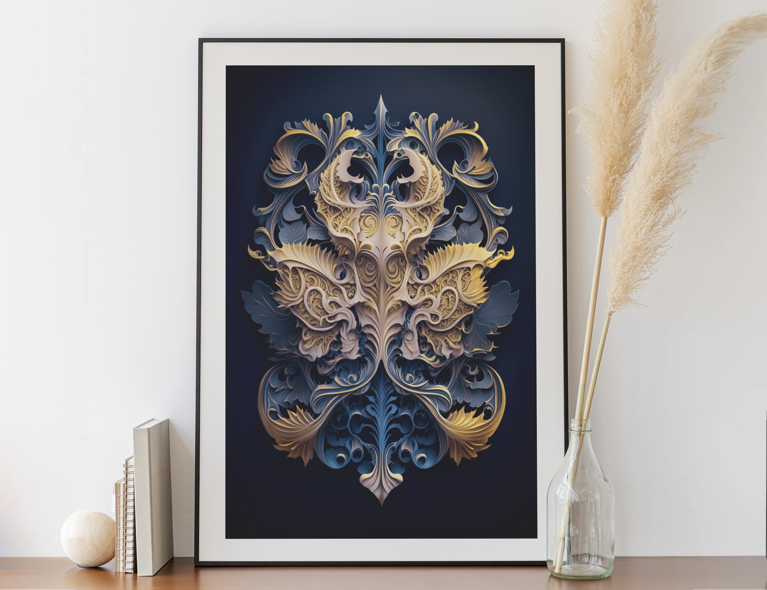 Rorschach Test Poster Available in 3 Colors Psychologist Office Poster ...