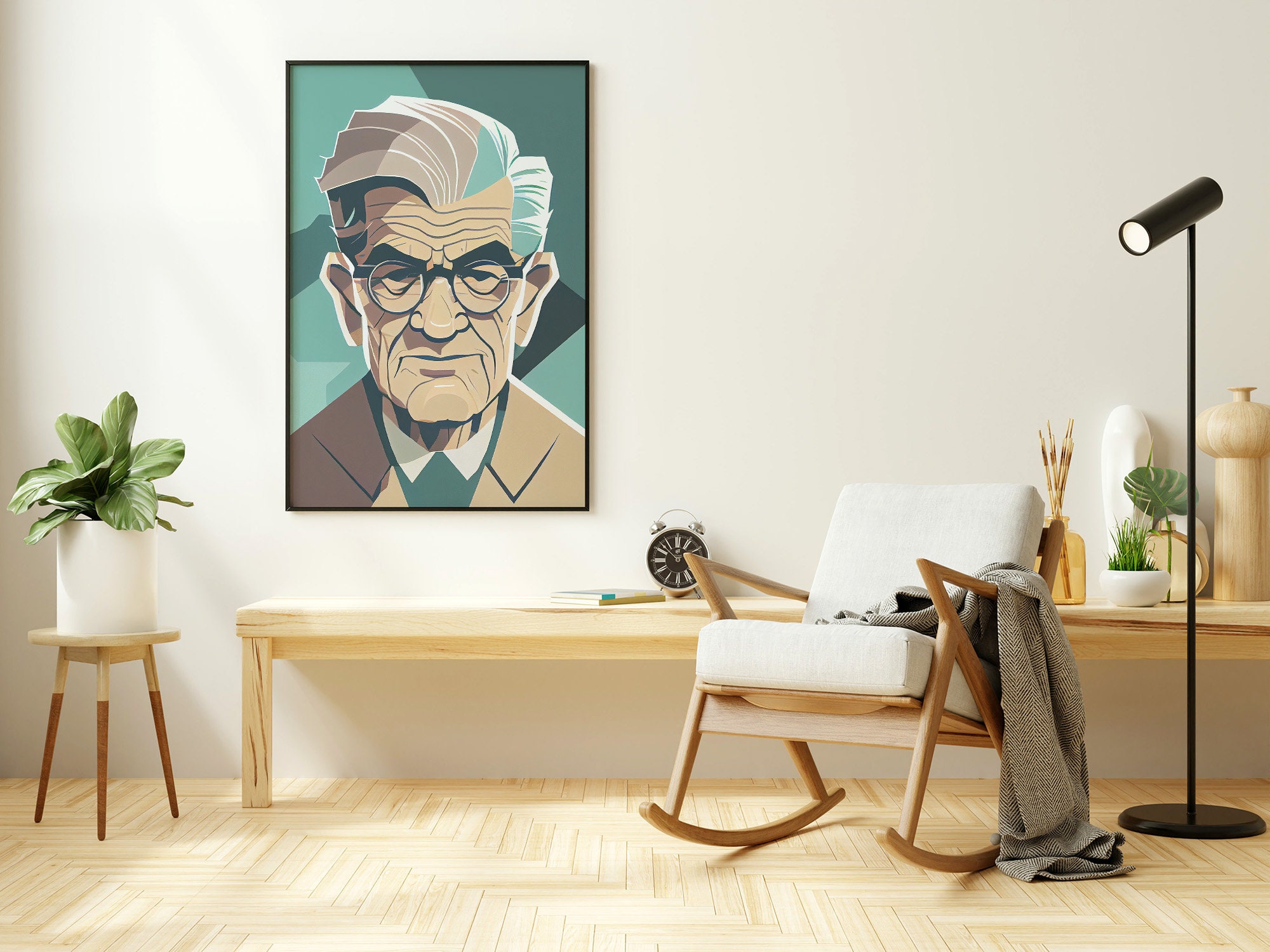 Jacques Lacan Poster Psychologist Office Poster, Therapist Wall Art ...