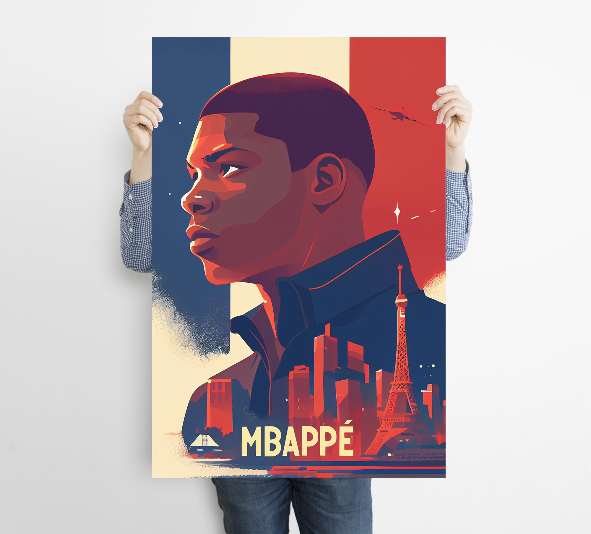 Poster Mbappe Room Decoration World Cup Poster Gift for Boy Minimalist ...