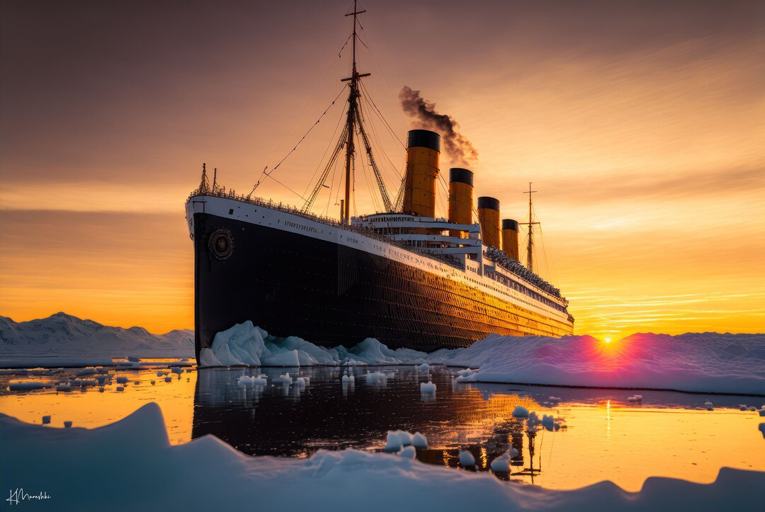 Titanic, Digital Art Print by Mareshki Wall Decoration High Definition ...