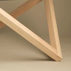 Wood Coffee Table, Natural Walnut Coffee Table, Unbreakable Glass ...