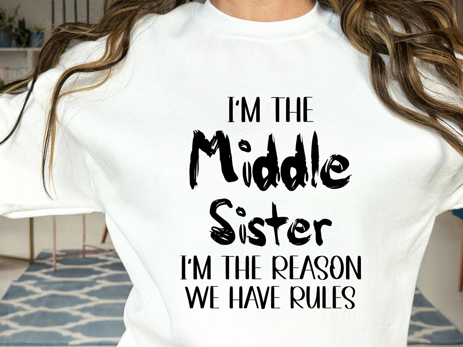 Middle Sister Svg, Sister Announcement Svg, Promoted to Middle Sister ...