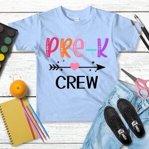 Pre-k Crew Svg, Pre-k Svg, Pre Kindergarten Svg , Back to School Svg ...