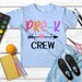 Pre-k Crew Svg, Pre-k Svg, Pre Kindergarten Svg , Back to School Svg ...
