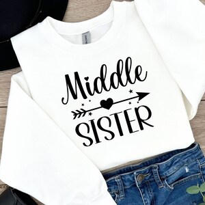 Middle Sister Svg, Sister Svg, Sisters Svg, Matching Sister Svg ...