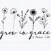 Grow in Grace PNG Christian Quotes Faith Clipart Faith Png Jesus Png ...