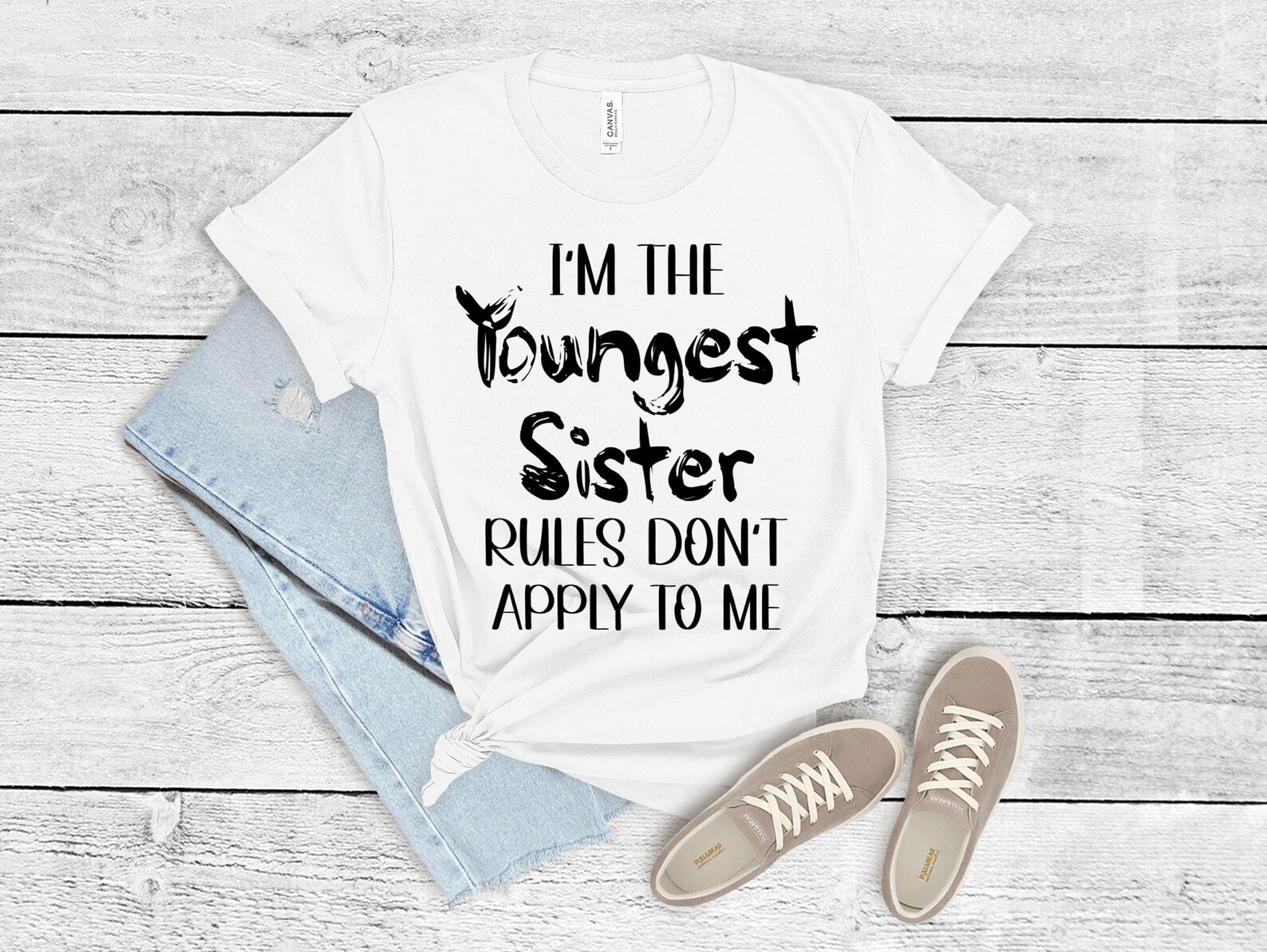 Sister Rules SVG Shirts|sister Family Svg|oldest Youngest Middle Sister ...