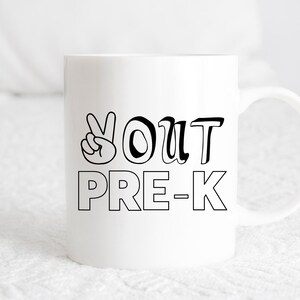 Peace Out Pre-k Png, Last Day of School Png, End of School Png, Kids ...