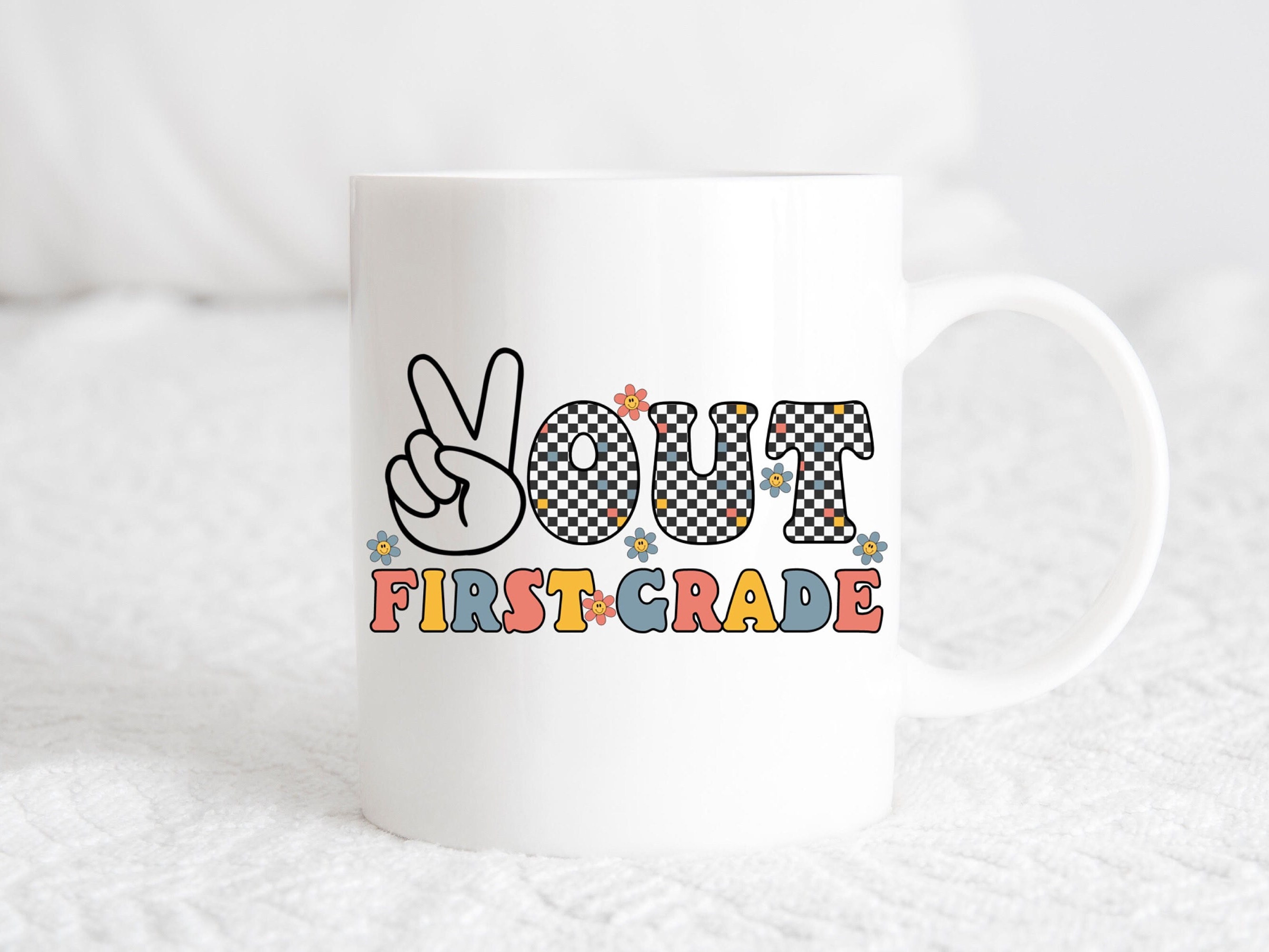 Peace Out First Grade PNG, Last Day of School, First Grade Graduation ...