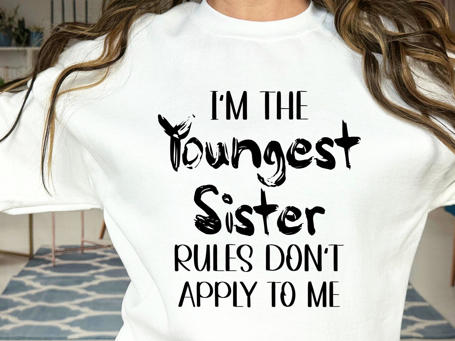 I'm the Youngest Sister Svg, Sister Rules SVG Shirts, Sister Family Svg ...
