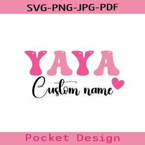 In My Grandma Era SVG PNG, Personalised Grandma Era, Custom Yaya Shirt ...