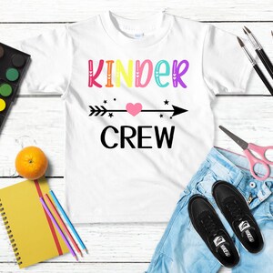 Kinder Crew SVG PNG, Kindergarten Crew Svg, Back to School ...