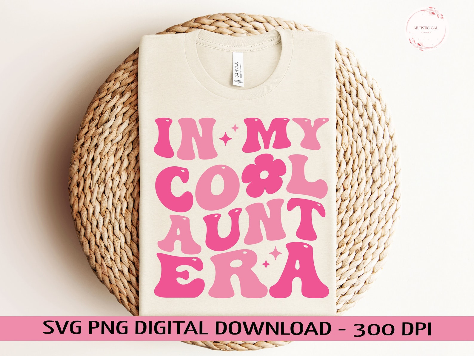 In My Cool Aunt Era SVG, Aunt Era SVG, Aunt Svg, Auntie Svg, Cool Aunt ...