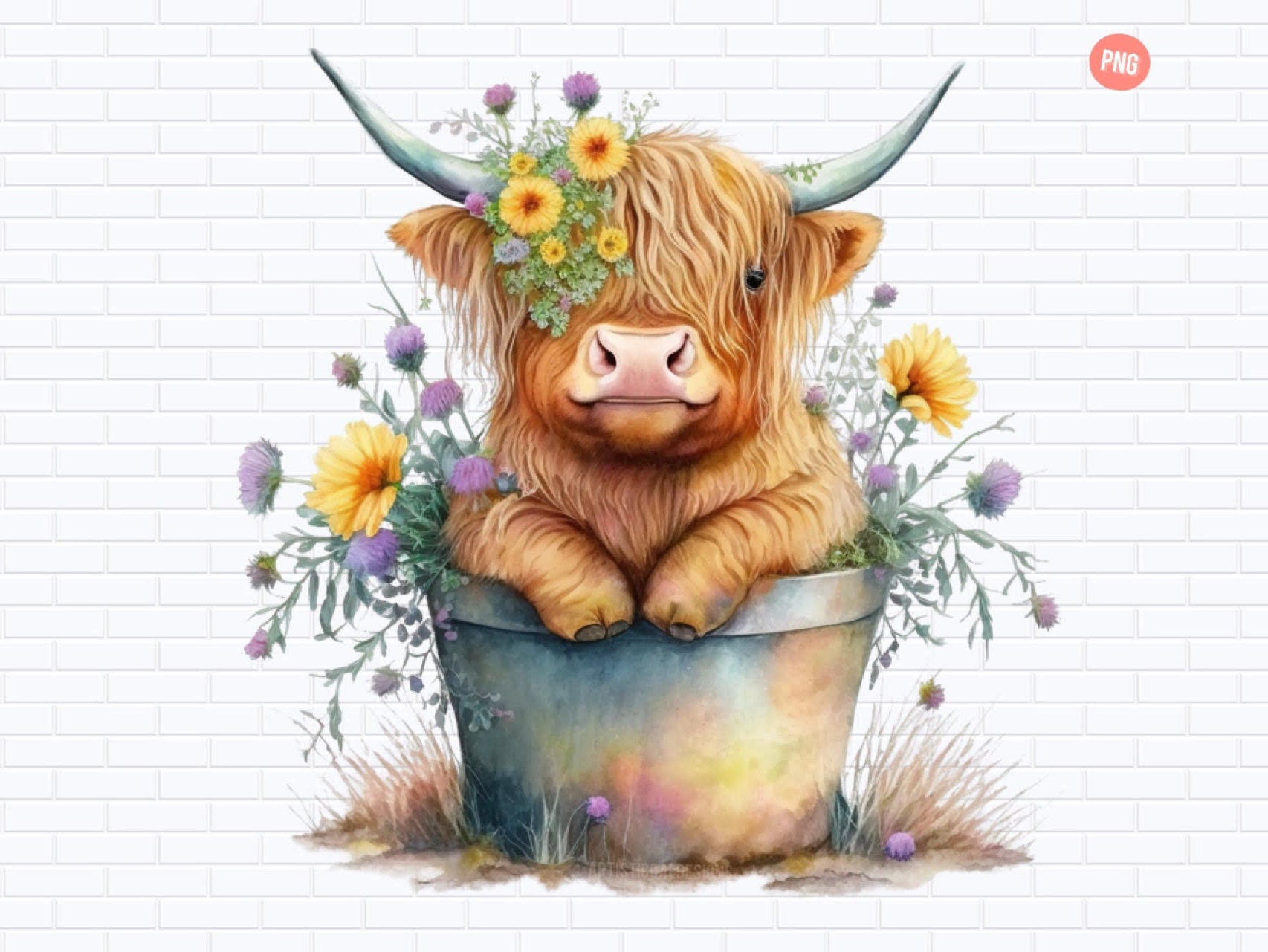 Highland Cow With Sunflowers PNG Digital Download - Etsy Australia Highland Cow With Sunflowers PNG Digital Download - Etsy Australia