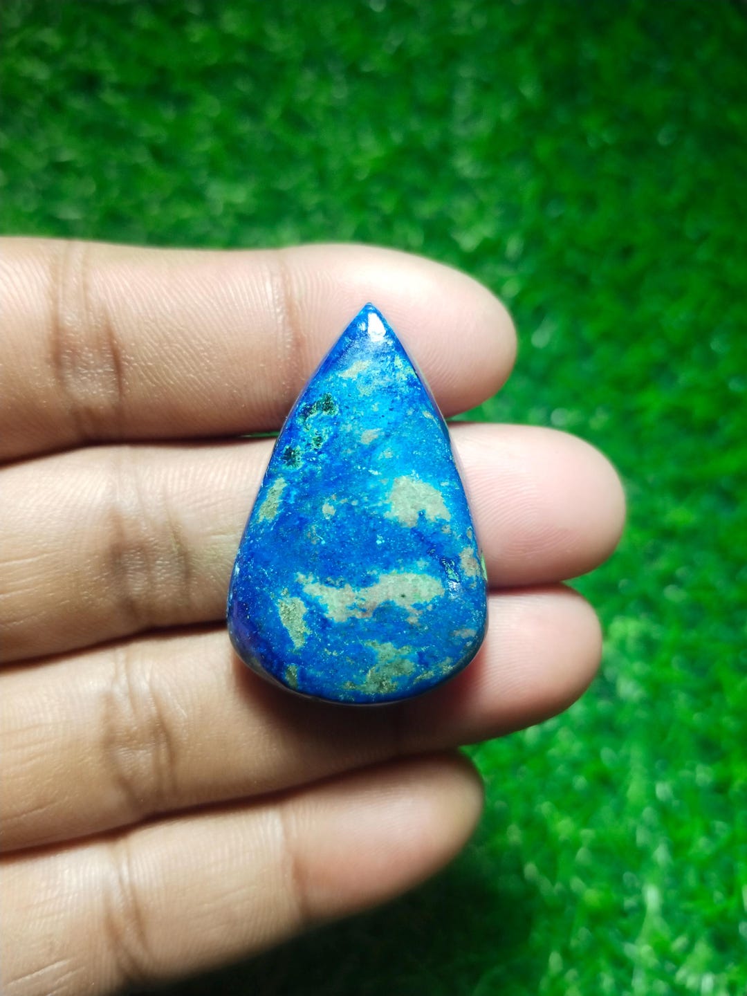 Natural Bluebird Azurite Cabochon.. Azurite Cabochon.. Natural Azurite ...