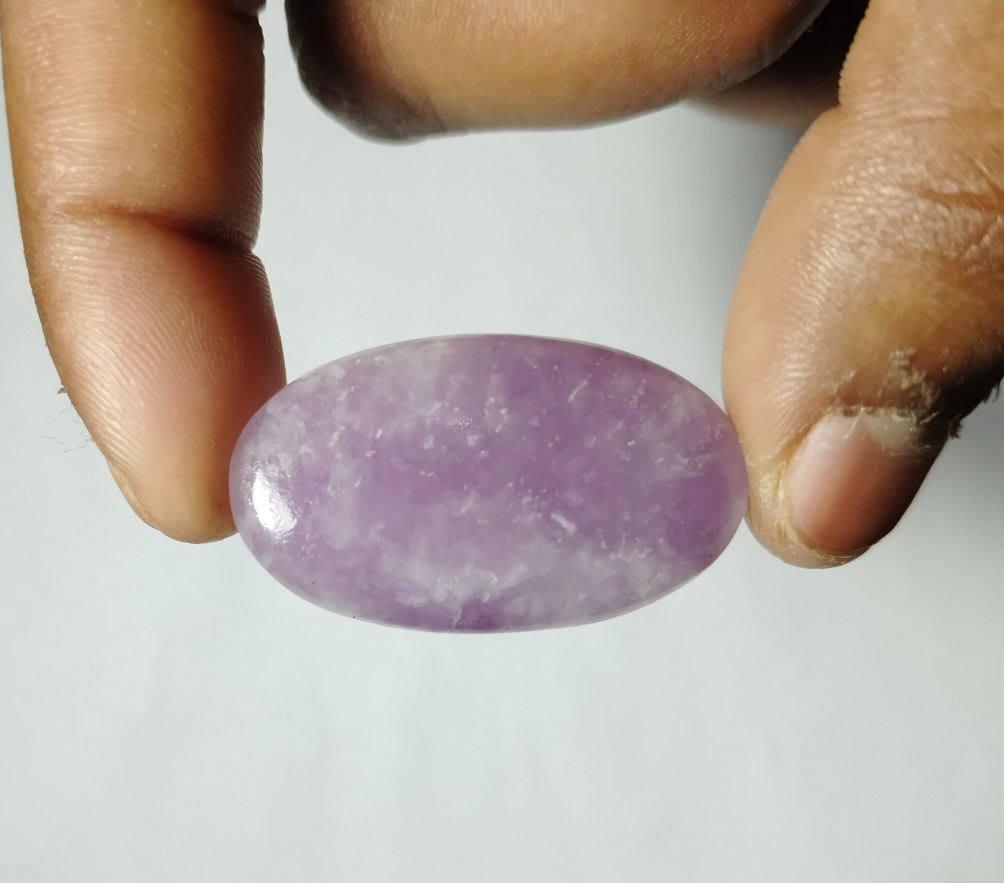 Natural Purple Lepidolite Gemstone Lepidolite Stone Purple Crystal ...