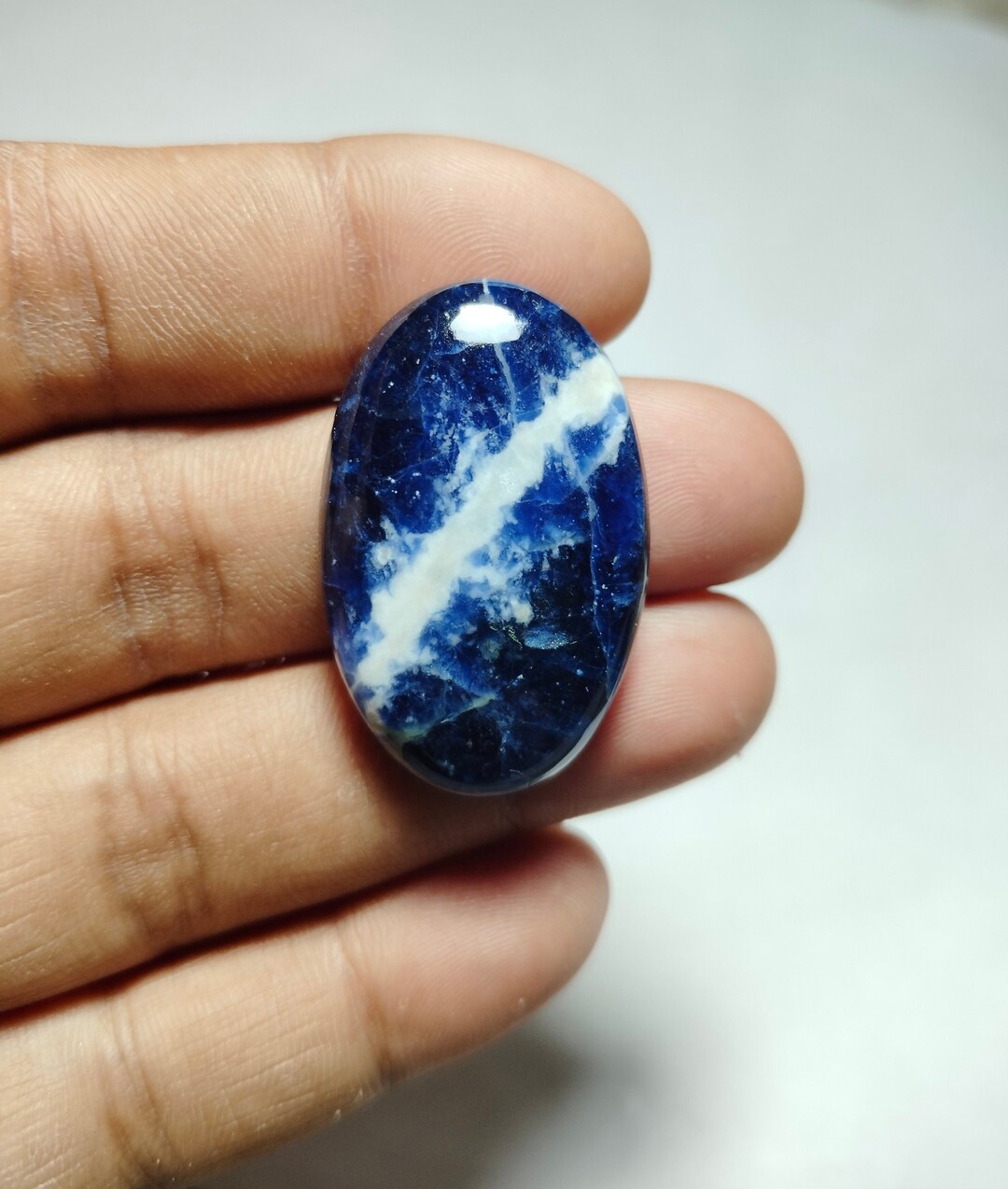 Top Sodalite Cabochon Natural Blue Color Sodalite Gemstone Oval Shape ...