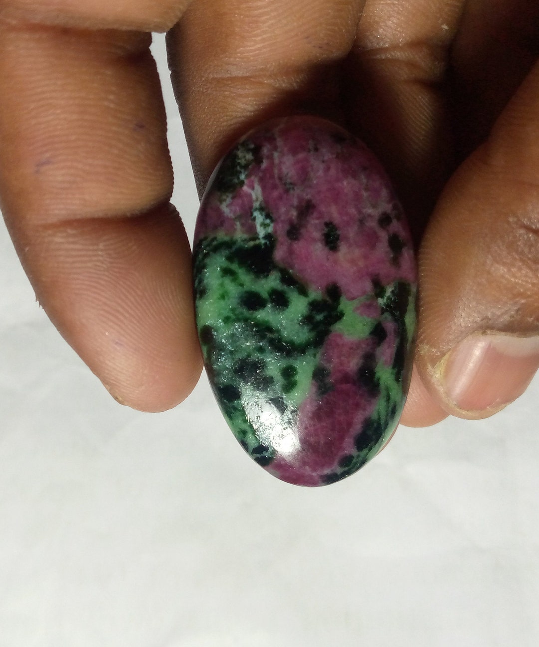 Beat Quality Ruby Zoisite Cabochon Oval Shape Natural Ruby - Etsy
