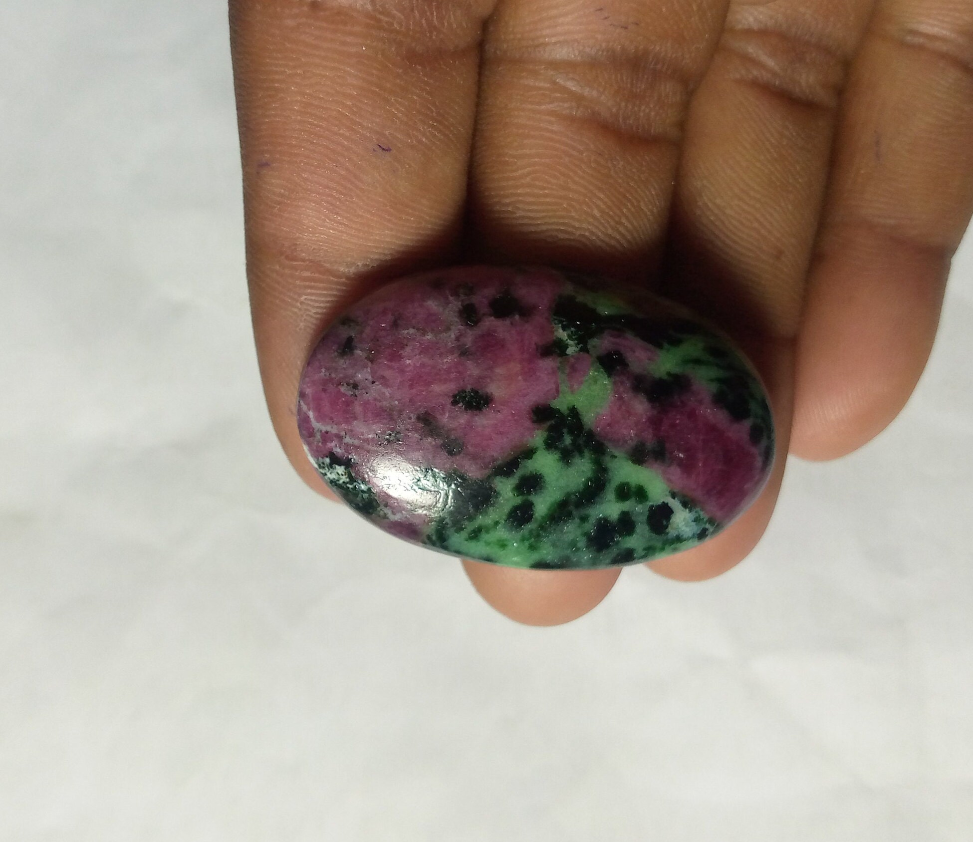Beat Quality Ruby Zoisite Cabochon Oval Shape Natural Ruby - Etsy