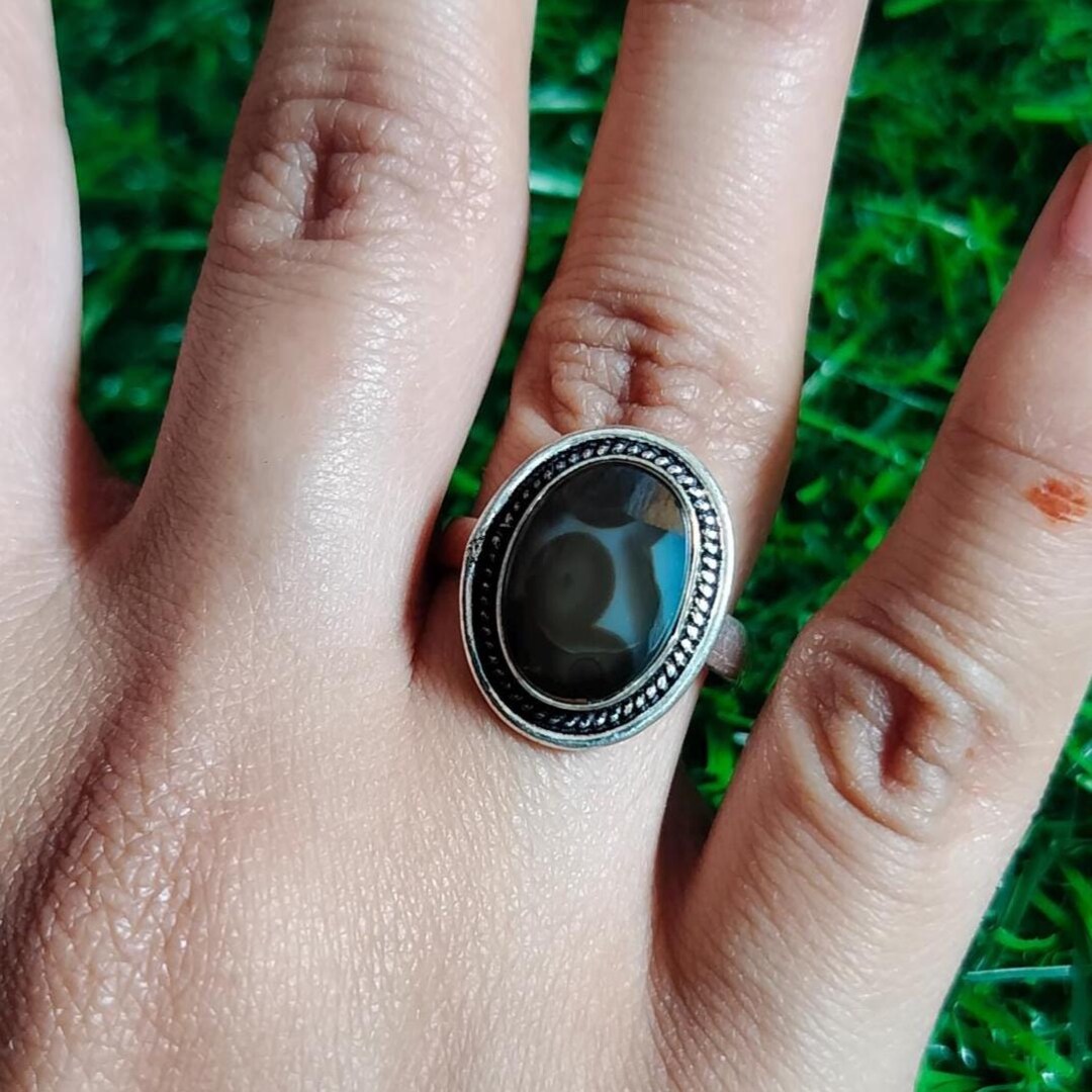 Natural Gawa Kelsey Ring, 925 Sterling Silver ! Plane Gemstone Ring ...