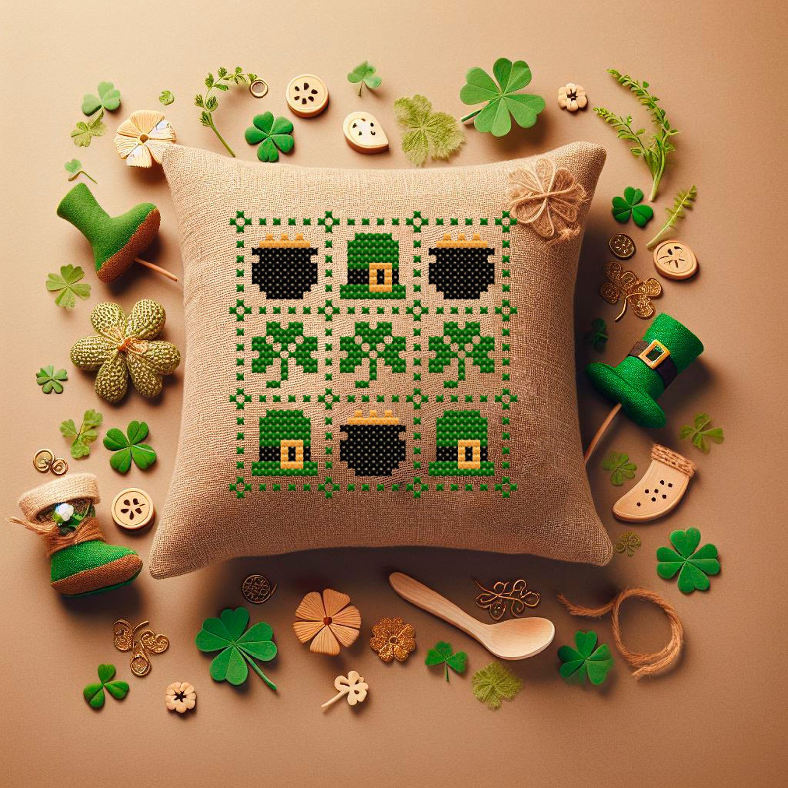 Irish Embroidery Cross Stitch Pattern PDF Instant Download Irish ...