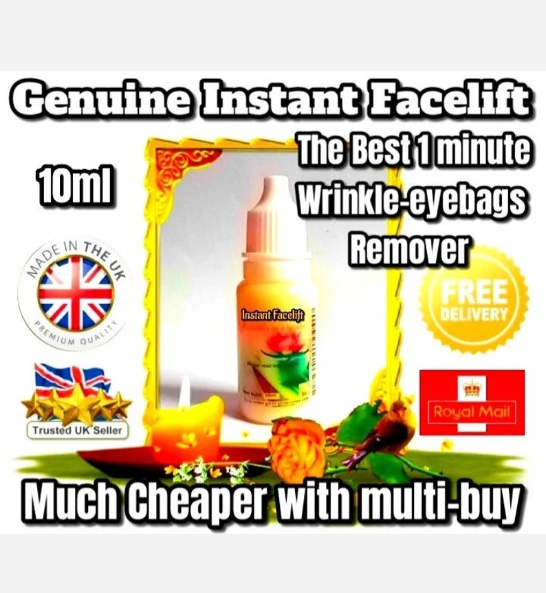 BOTOX ALTERNATIVE Miracle One 1 Minute Instant Facelift Wrinkle Remover ...