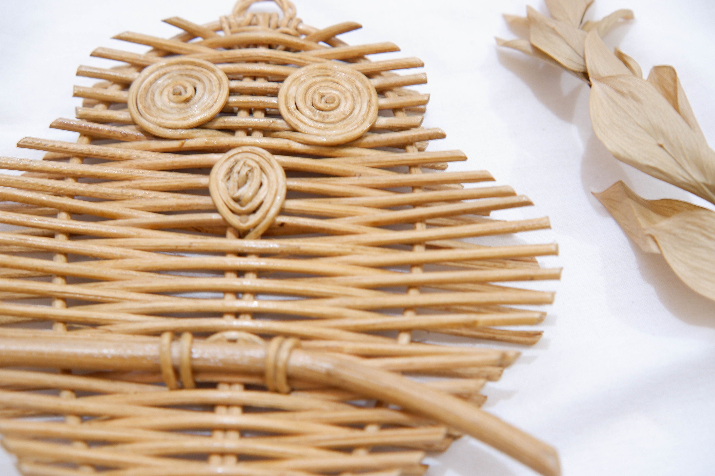 Rattan Nursery Wall Decor, Wicker Animal Rattan Decor, Wooden Animal ...