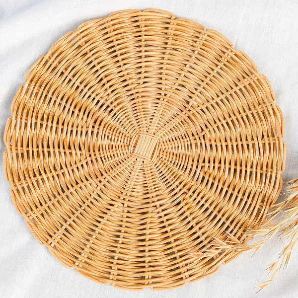 Rattan Placemats - Etsy