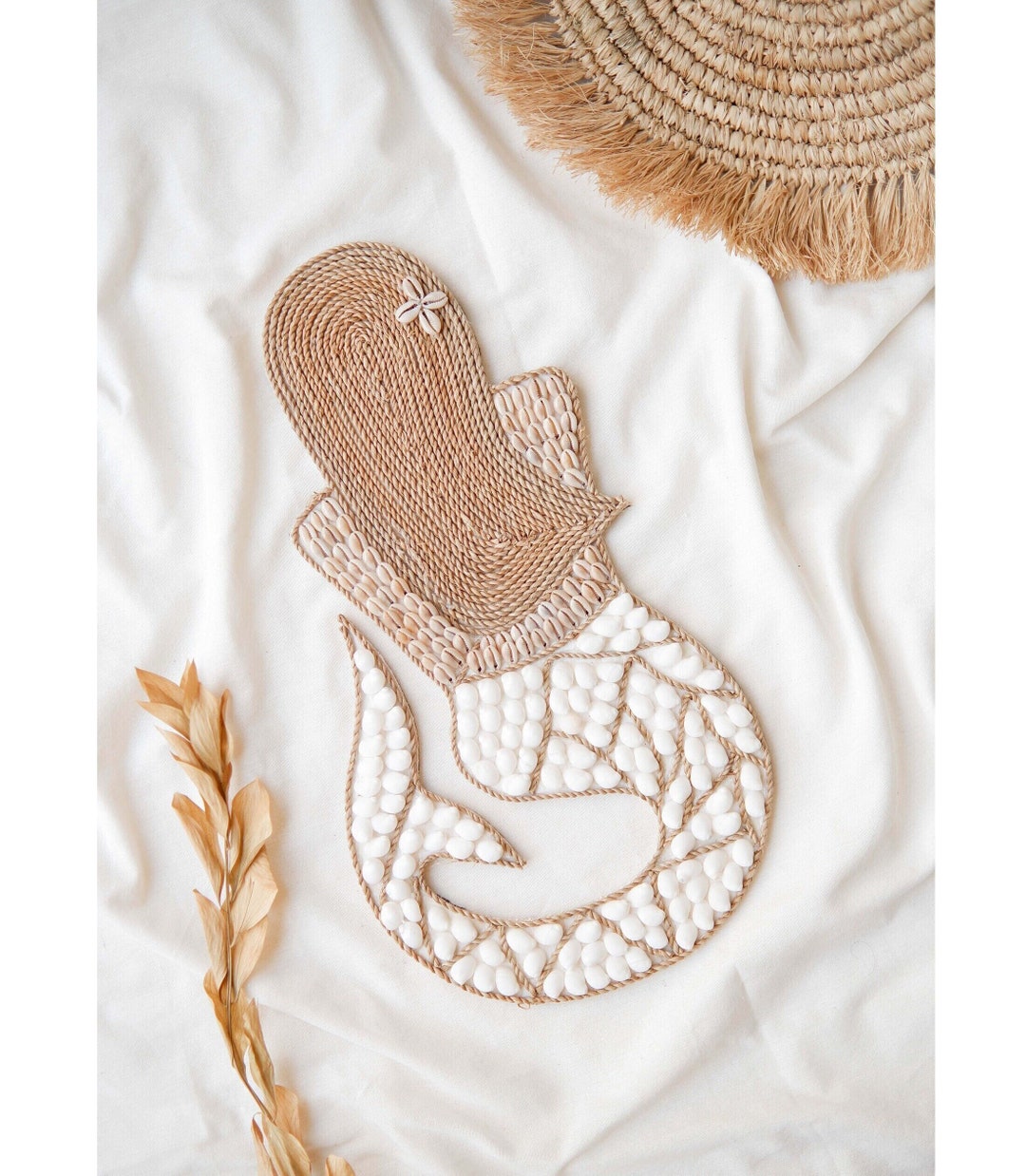 Mermaid Sea Shell Wall Decor, Boho Nursery Wall Decor, Mermaid Decor ...