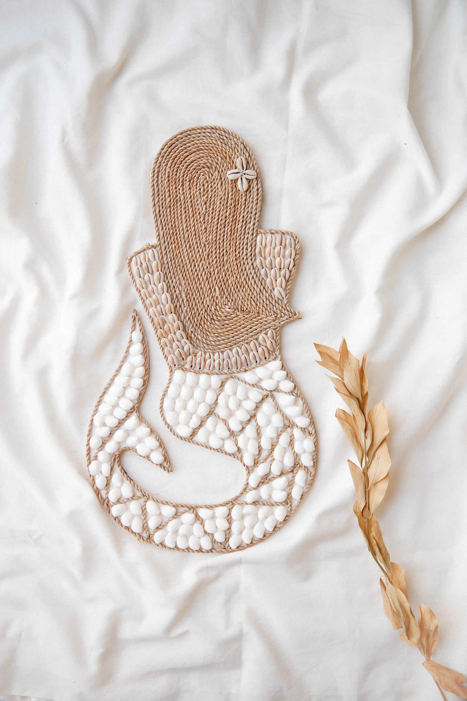 Mermaid Sea Shell Wall Decor, Boho Nursery Wall Decor, Mermaid Decor ...