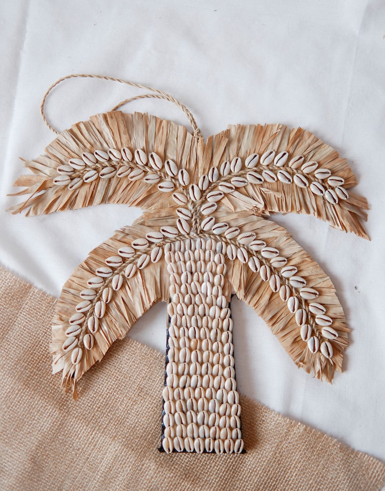 Palm Tree Shell Nursery Decor Boho Nursery Wall Decor Sea - Etsy