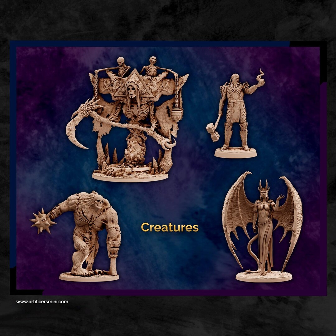 Baldur’s Gate 3 Monster Pack 2 | 32mm Fantasy Miniatures | Undead ...