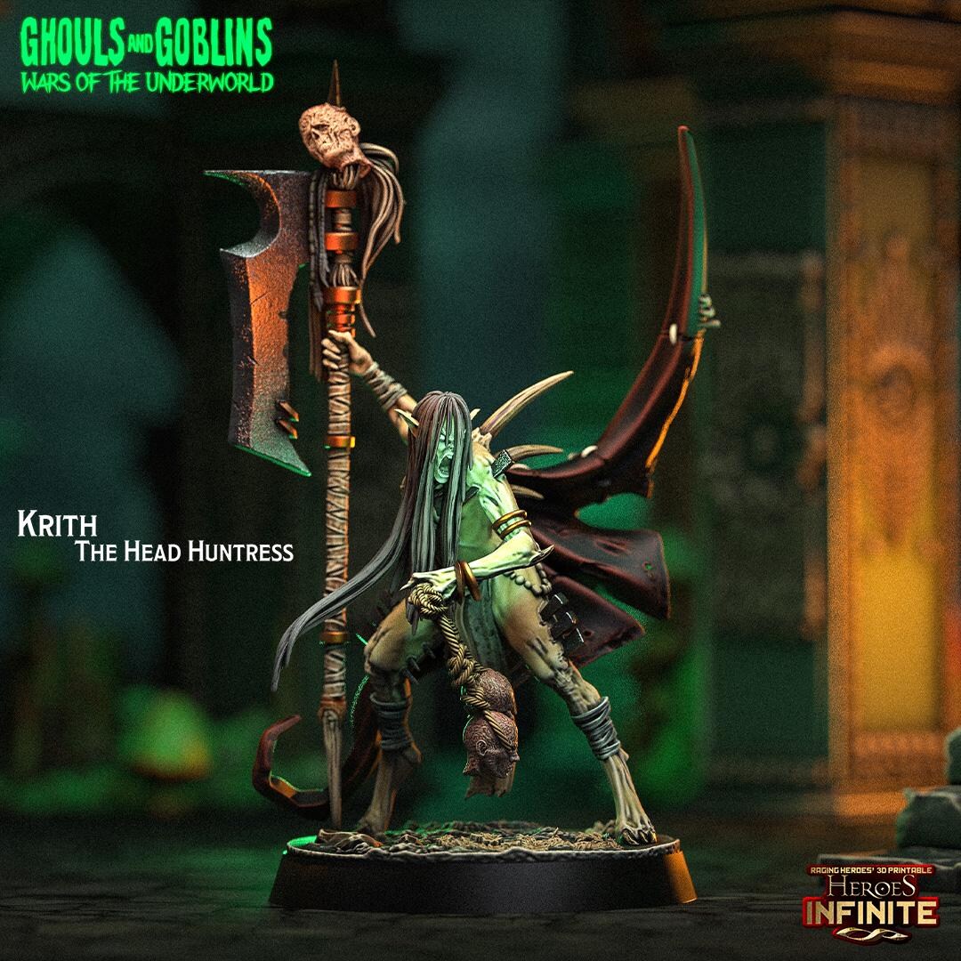 Krith – the Head Huntress - Collector of Trophies, Harbinger of Dread ...