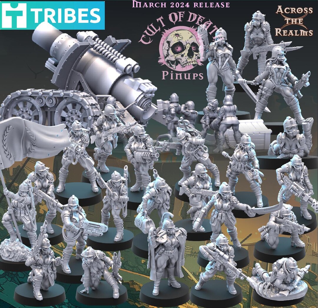 Cult of Death Complete Army Set 25 Model Collection - Etsy