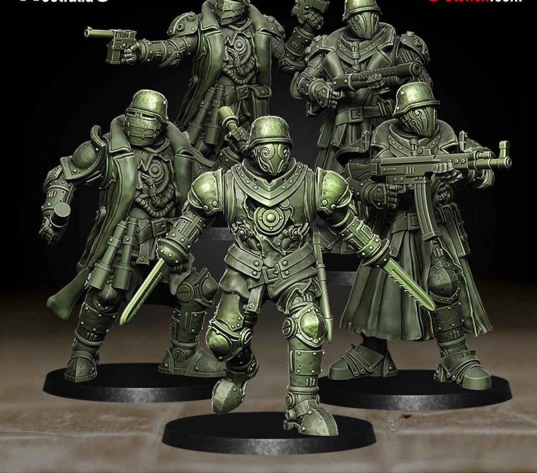 Cadaver Corps Artificial Infantry – Trench Wargame Compatible ...