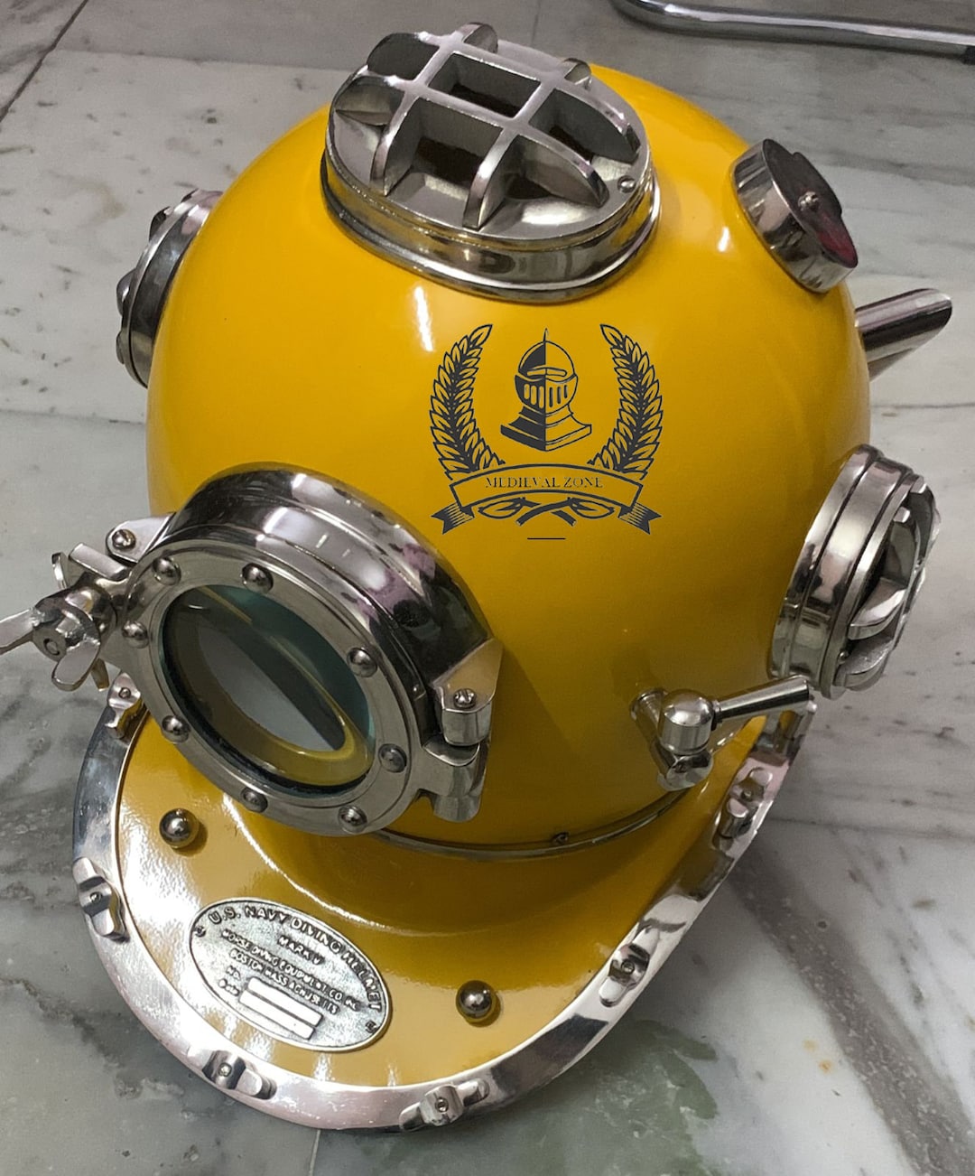 Diving Helmet US Navy Deep Sea Helmet Mark IV 18 Inch Steel - Etsy