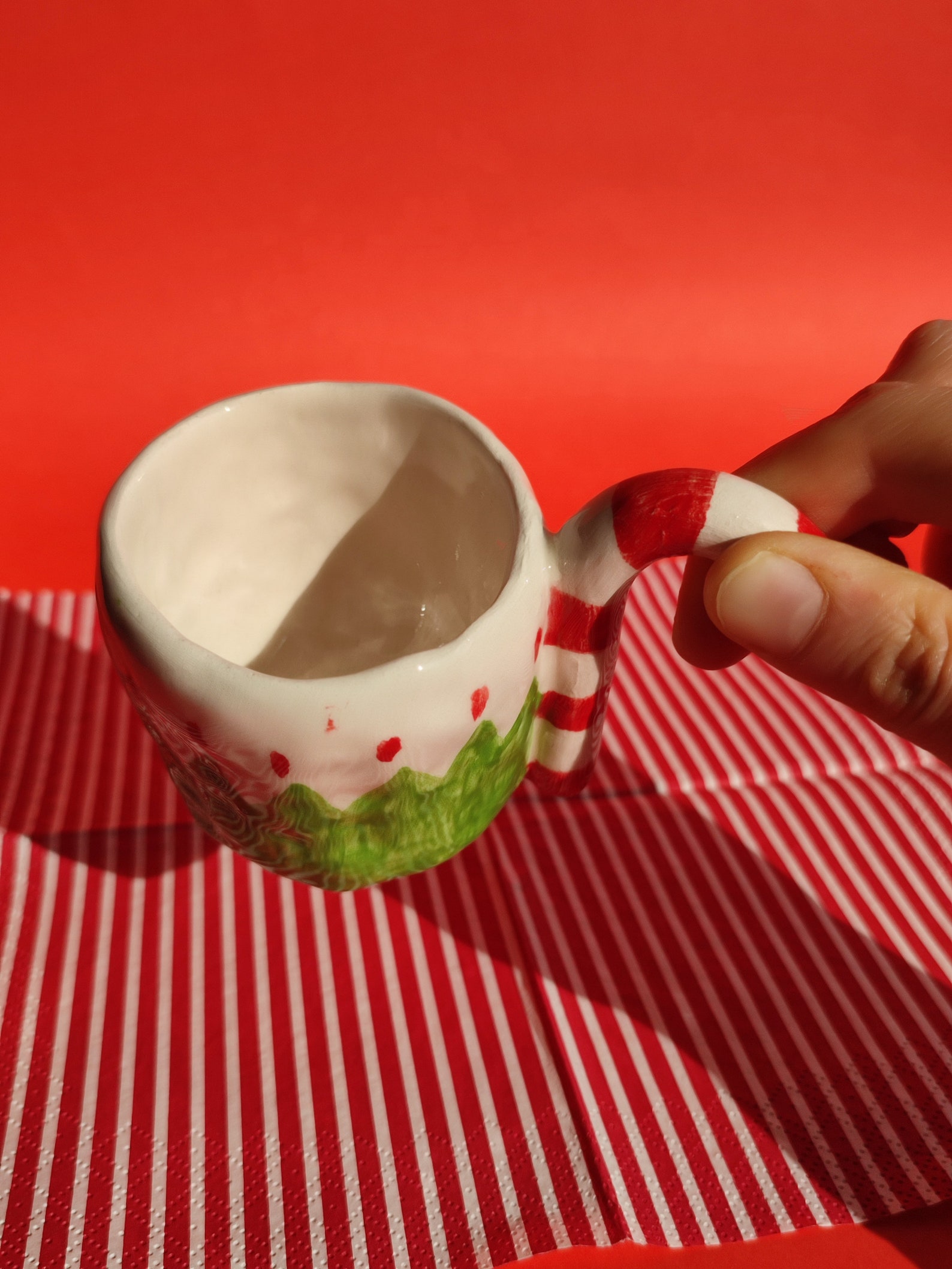 Mug Christmas - Handmade Pottery - Cute Coffee Mug - Unique Gift ...