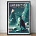 Antarctica Travel Poster Antarctica Poster South Pole Wall Art, the ...