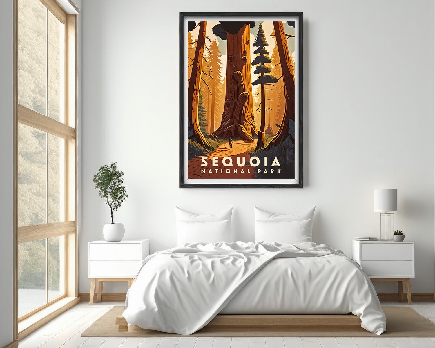 Sequoia National Park Travel Poster,sequoia National Park Wall Art ...