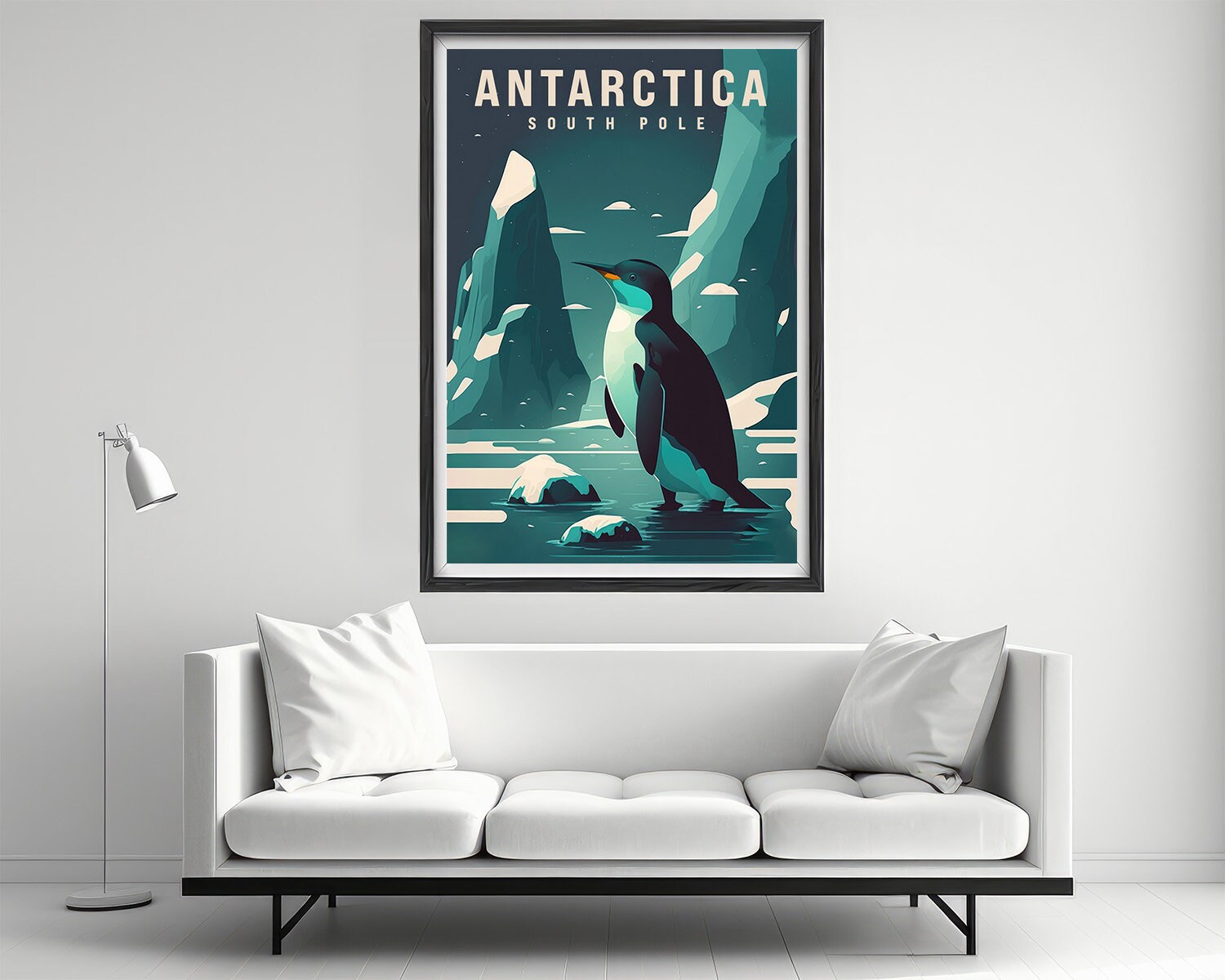 Antarctica Travel Poster, Antarctica Wall Art Print, Antarctica ...