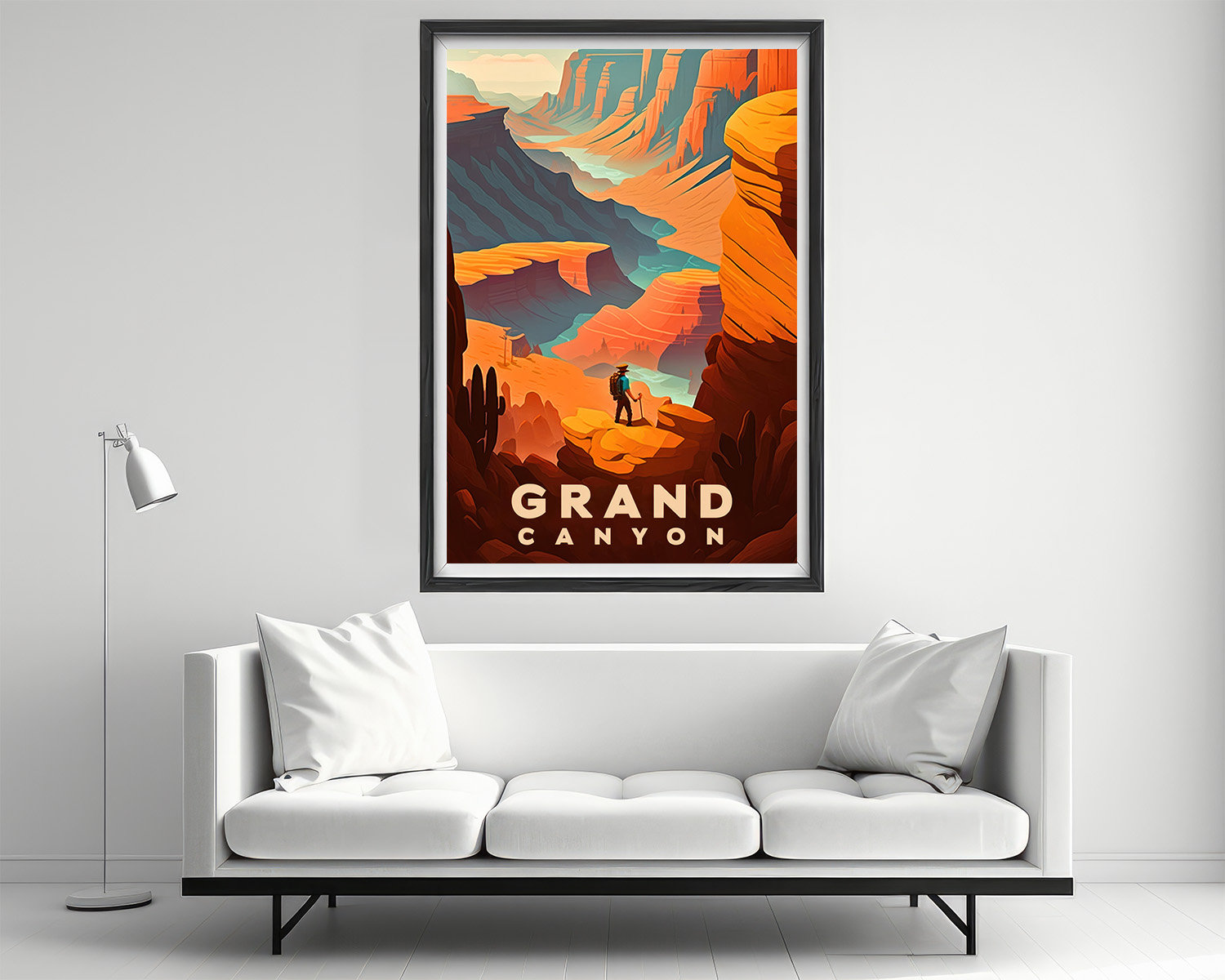 Grand Canyon Travel Postergrand Canyon Wall Art Printgrand - Etsy