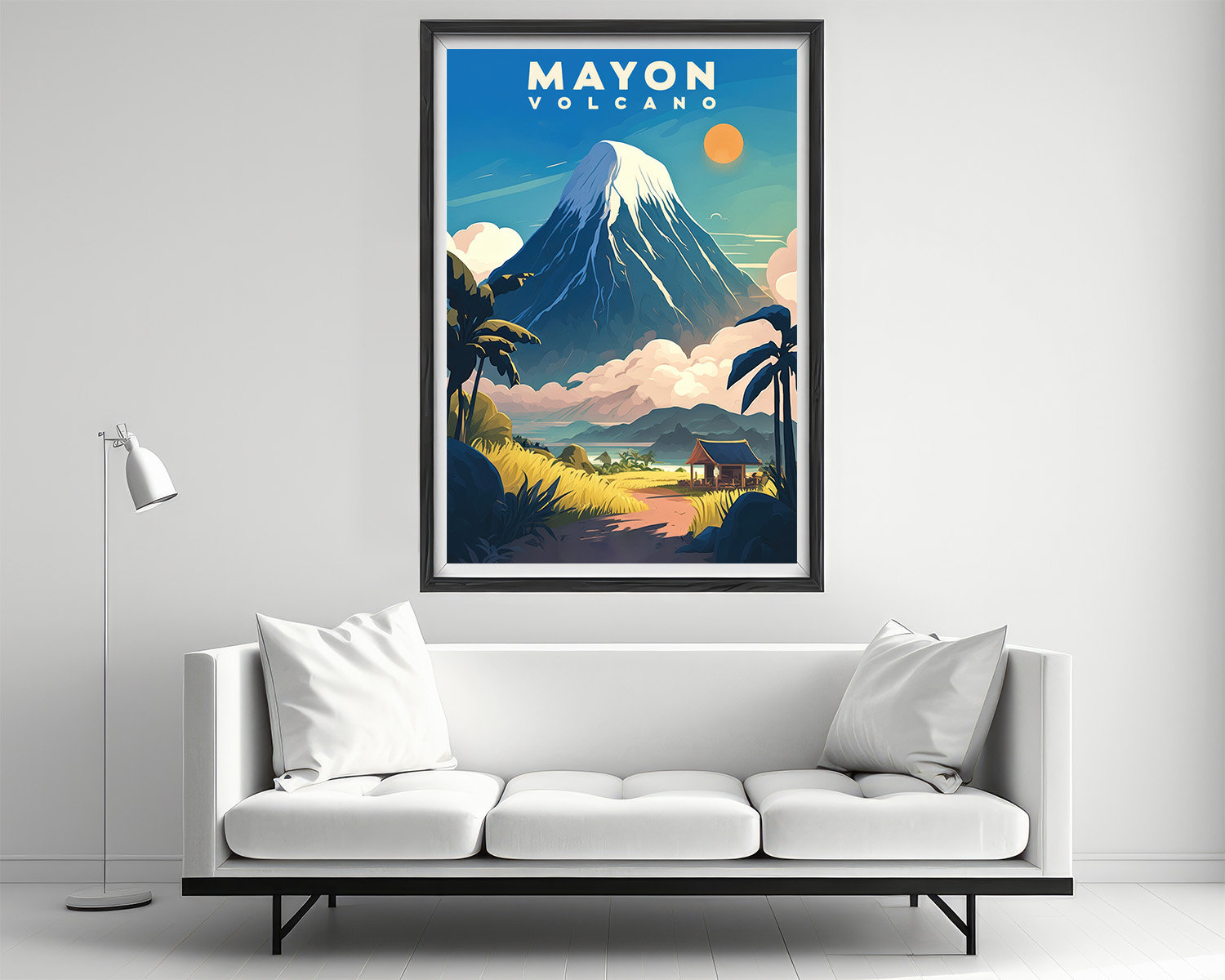 Mayon Volcano Philippines Travel Postermayon Volcano Wall Art - Etsy