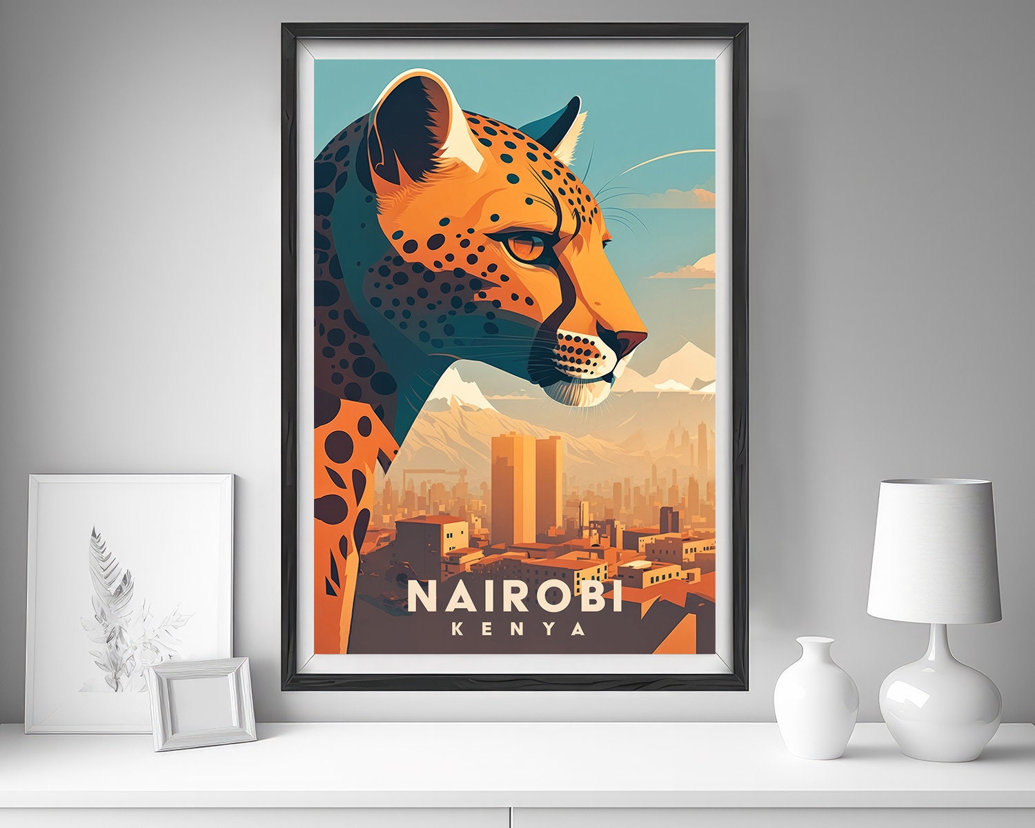 Nairobi Kenya Travel Poster,nairobi Kenya Wall Art Print,nairobi Kenya ...