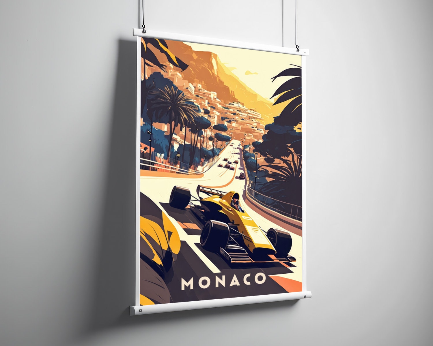 Monaco Travel Poster,monaco Wall Art Print,monaco Painting,monaco ...