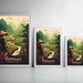 Vietnam Sapa Travel Poster,vietnam Sapa Wall Art Print,sapa Rice Fields ...