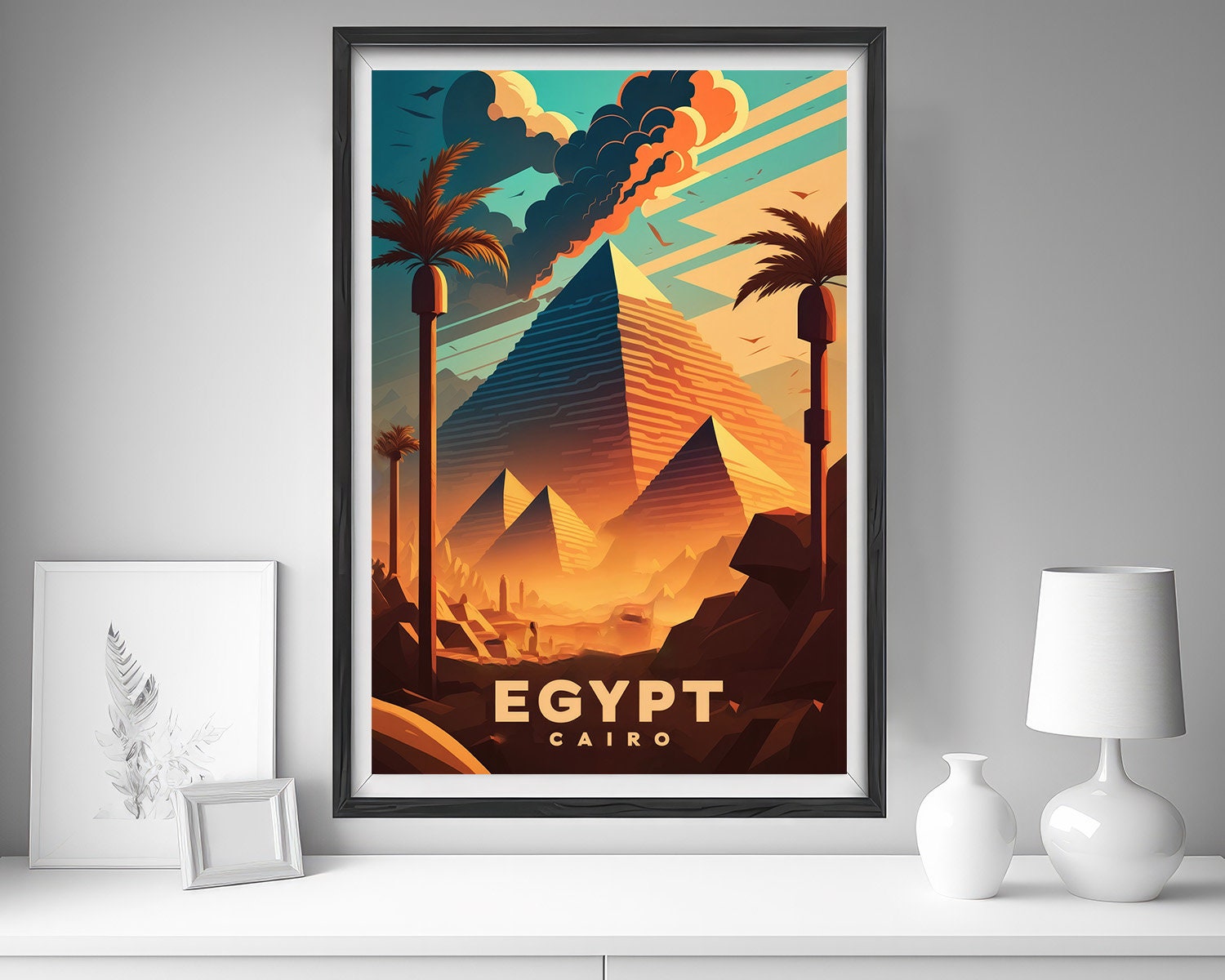 Egypt Cairo Travel Poster,egypt Cairo Wall Art Print,egypt Cairo ...