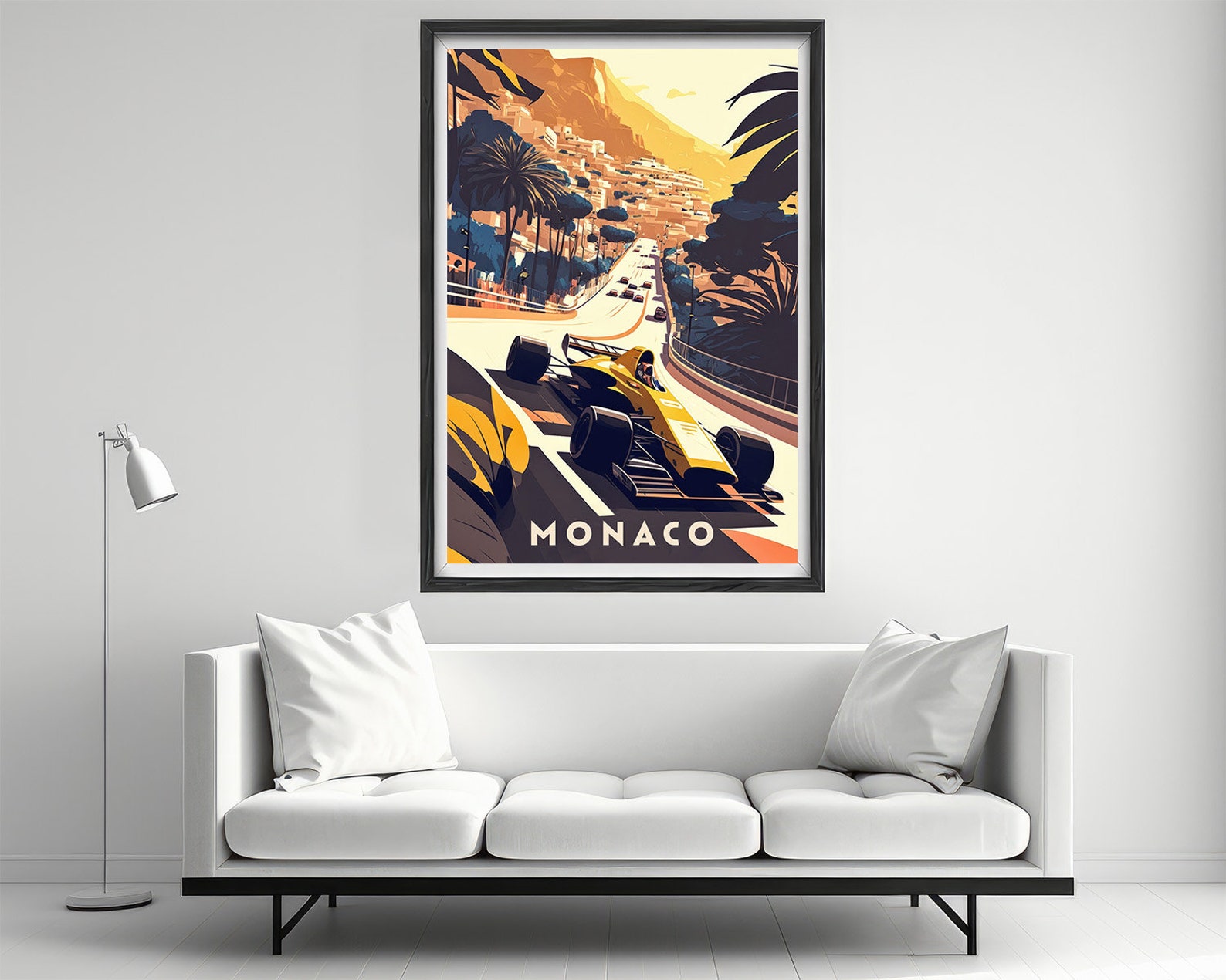 Monaco Travel Poster,monaco Wall Art Print,monaco Painting,monaco ...
